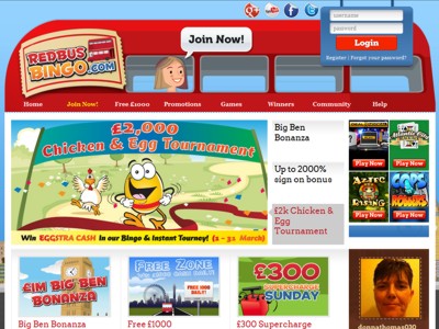 RedBus Bingo Review - Play Bingo Games & Instant Slots