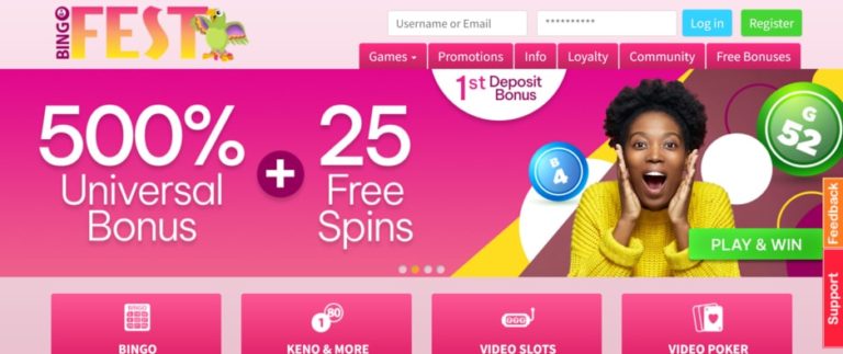 Bingo Fest 2023 - Claim 20 Free Spins & 500% Deposit Bonus